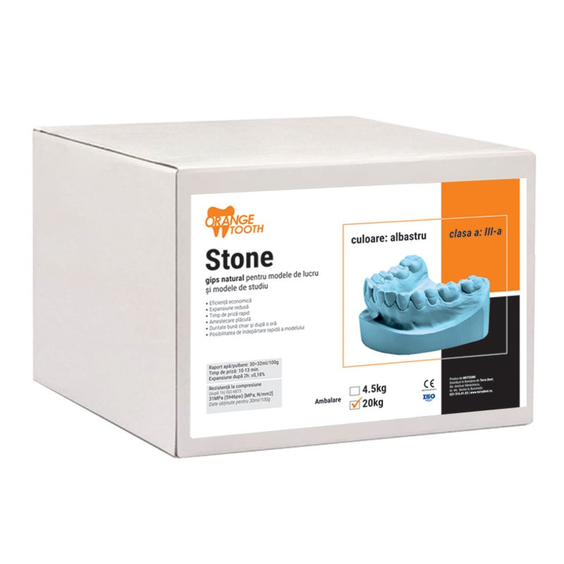 Ghips OrangeTooth Stone clasa a III-a, 20kg Culoare GALBEN