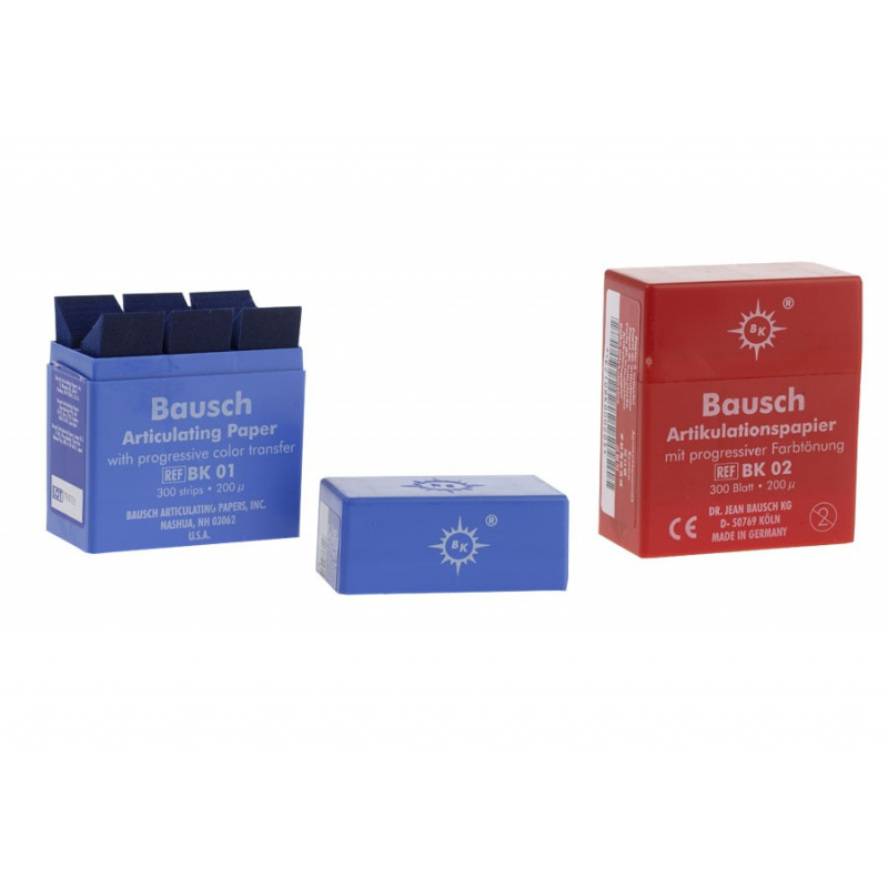 200µ BK01/BK02 Articulating paper Colour BLUE