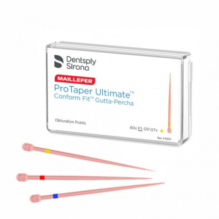 Conuri gutaperca ProTaper Ultimate Maillefer 60buc/cutie Marime F1 galben