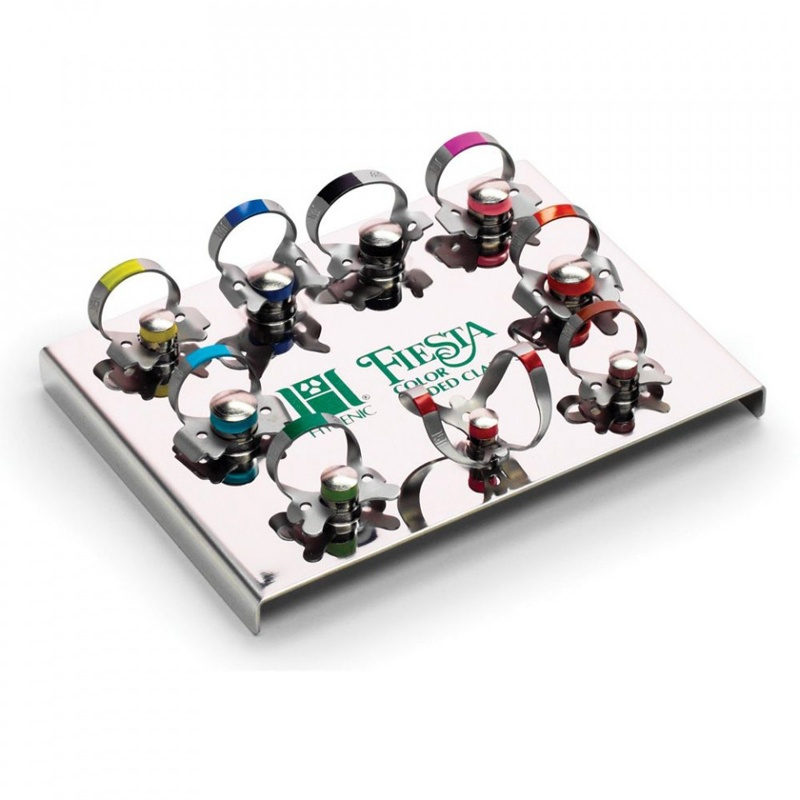 Hygenic Fiesta Coltene winged dam clamps - Kit 9 clamps