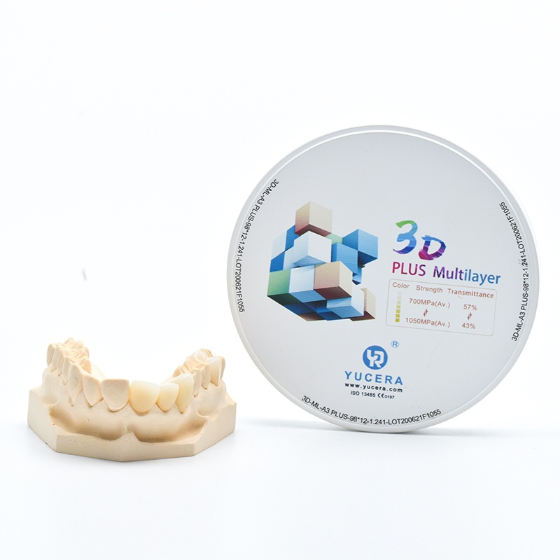 Disc zirconiu Yucera 3D PLUS Multilayer 18mm Culoare A1