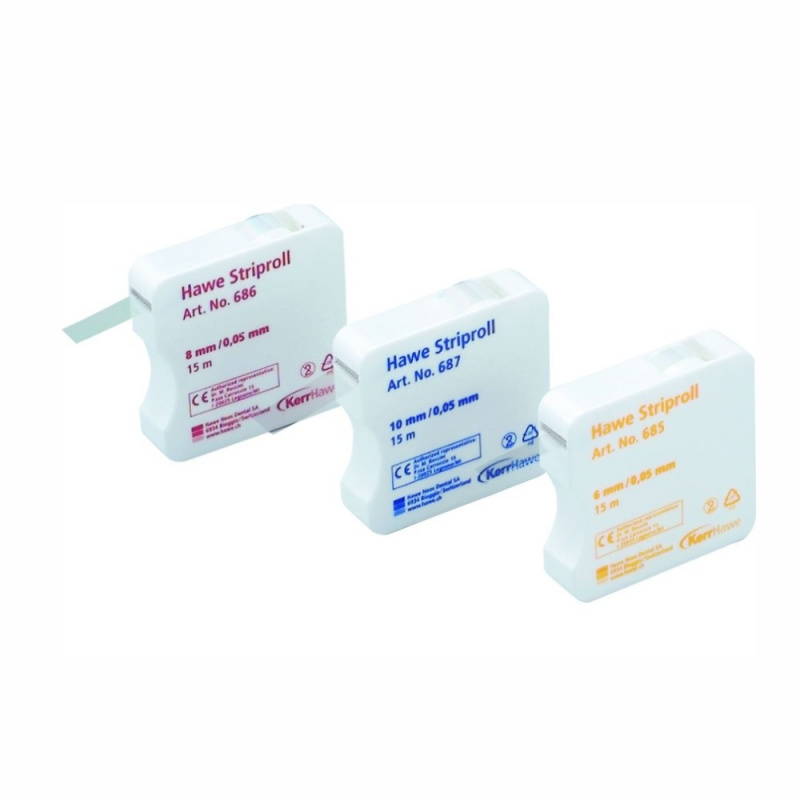 Matrix celluloid strips Kerr 0.05mm roll Size 8 mm