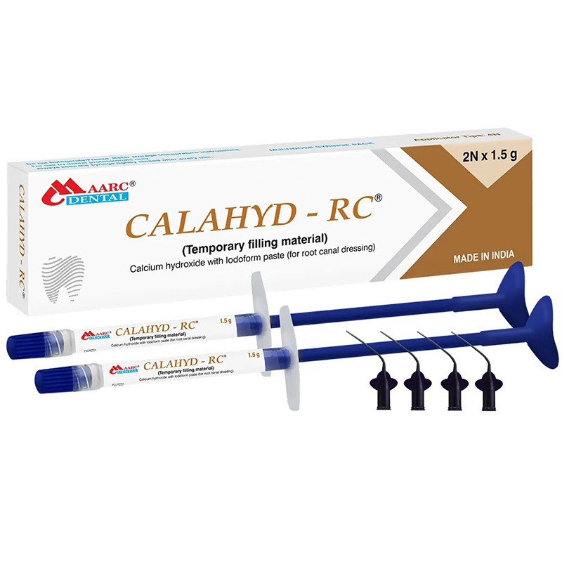 Calahyd-RC (calcium hydroxide with iodoform)
